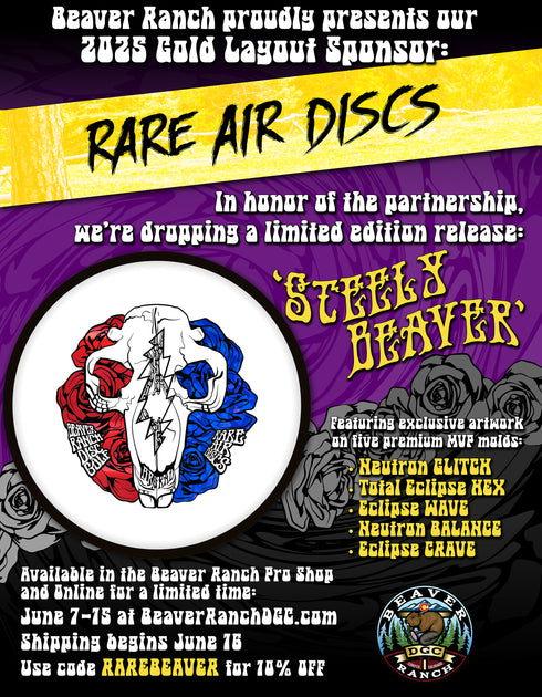 'Steely Beaver' Eclipse Wave – Beaver Ranch Disc Golf Course